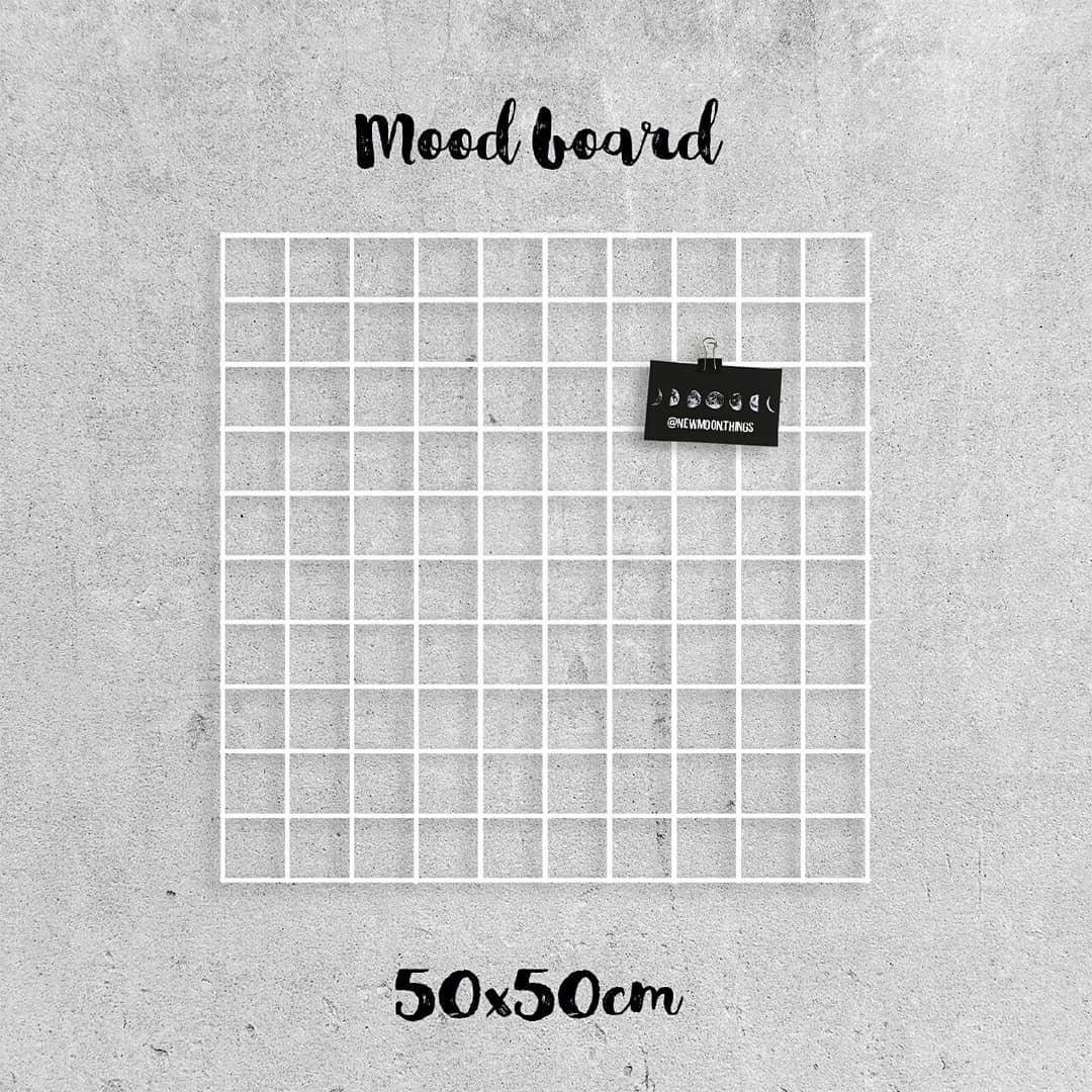 Wire Wall Grid Panel Metal Moodboard FREE CLIPS - Etsy UK