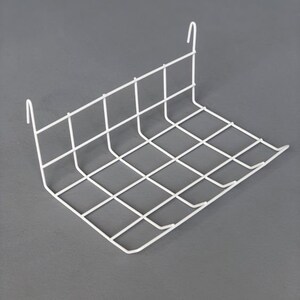 White Wire Moodboard Easy Access Wall Grid FREE CLIPS Multifunction ...
