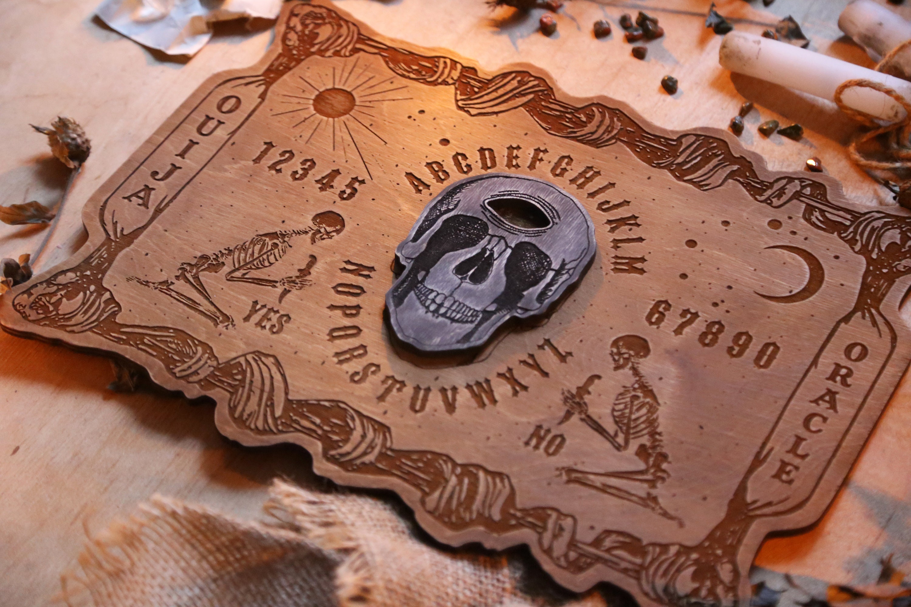 Ouija Board Personalized Spirit Board Occult Game Board | Etsy