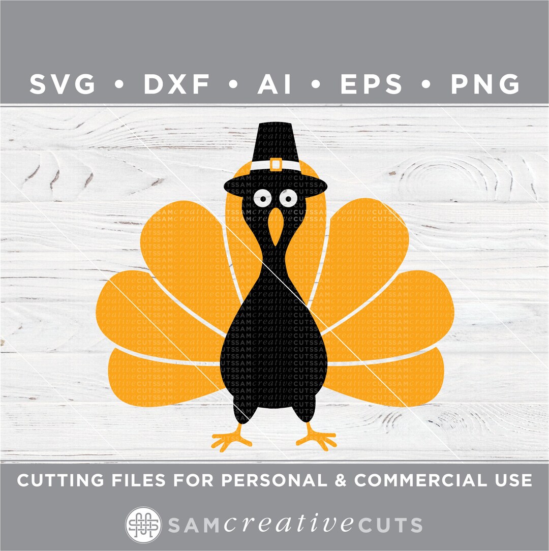 Turkey SVG / Turkey Clipart / Turkey Clip Art / Thanksgiving SVG / Fall ...