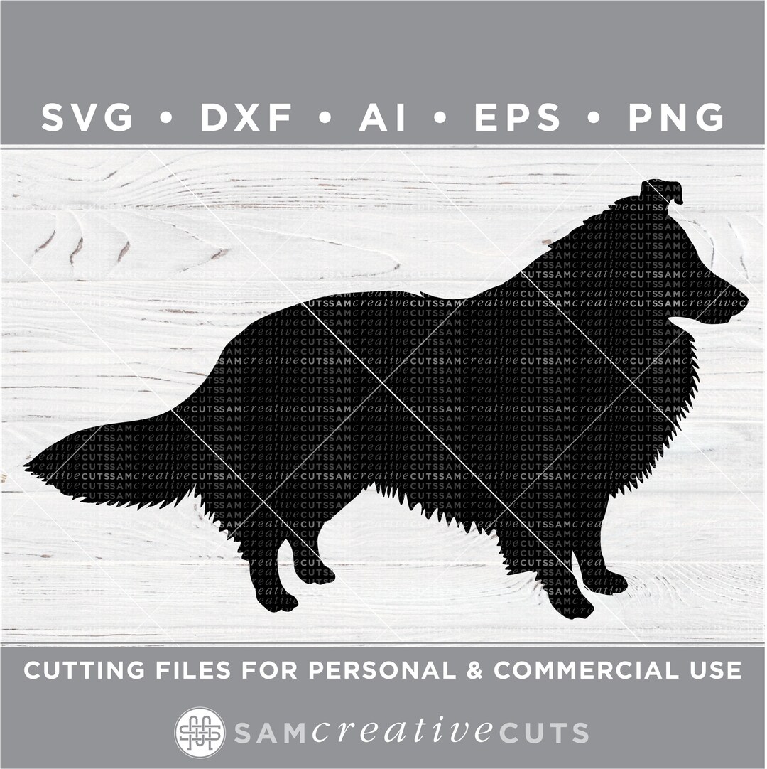 Sheltie SVG, Shetland Sheepdog Silhouette SVG - Cutting Files for ...
