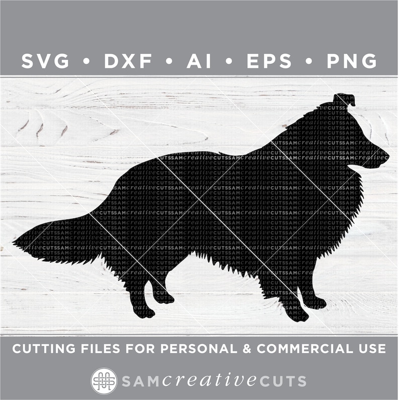 Sheltie SVG Shetland Sheepdog Silhouette SVG Cutting Files - Etsy