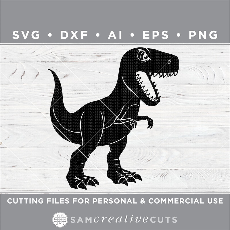 Dinosaur Svg - Etsy
