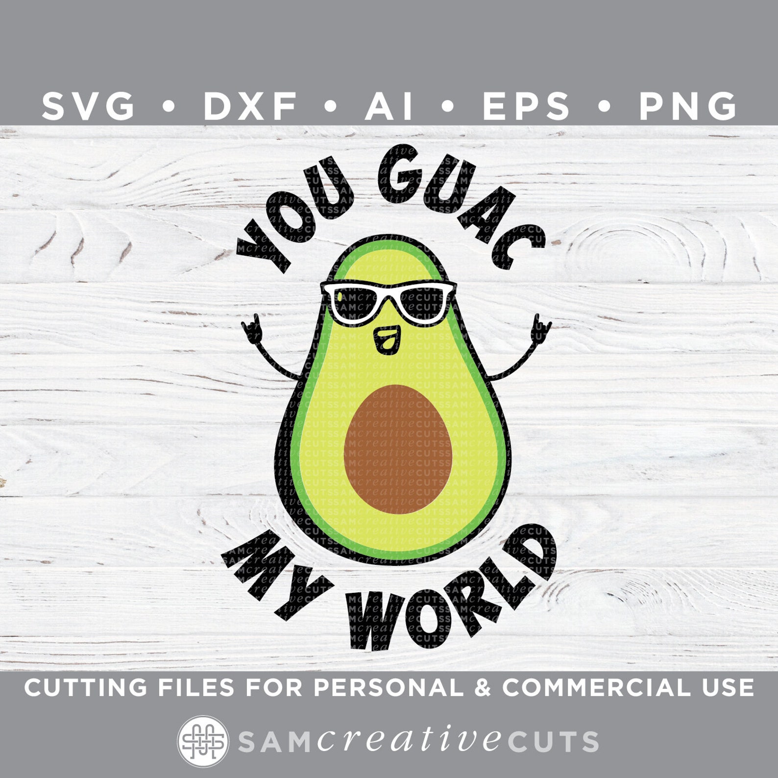 You Guac My World Guacamole Svg Avocado Svg Cinco De Mayo | Etsy
