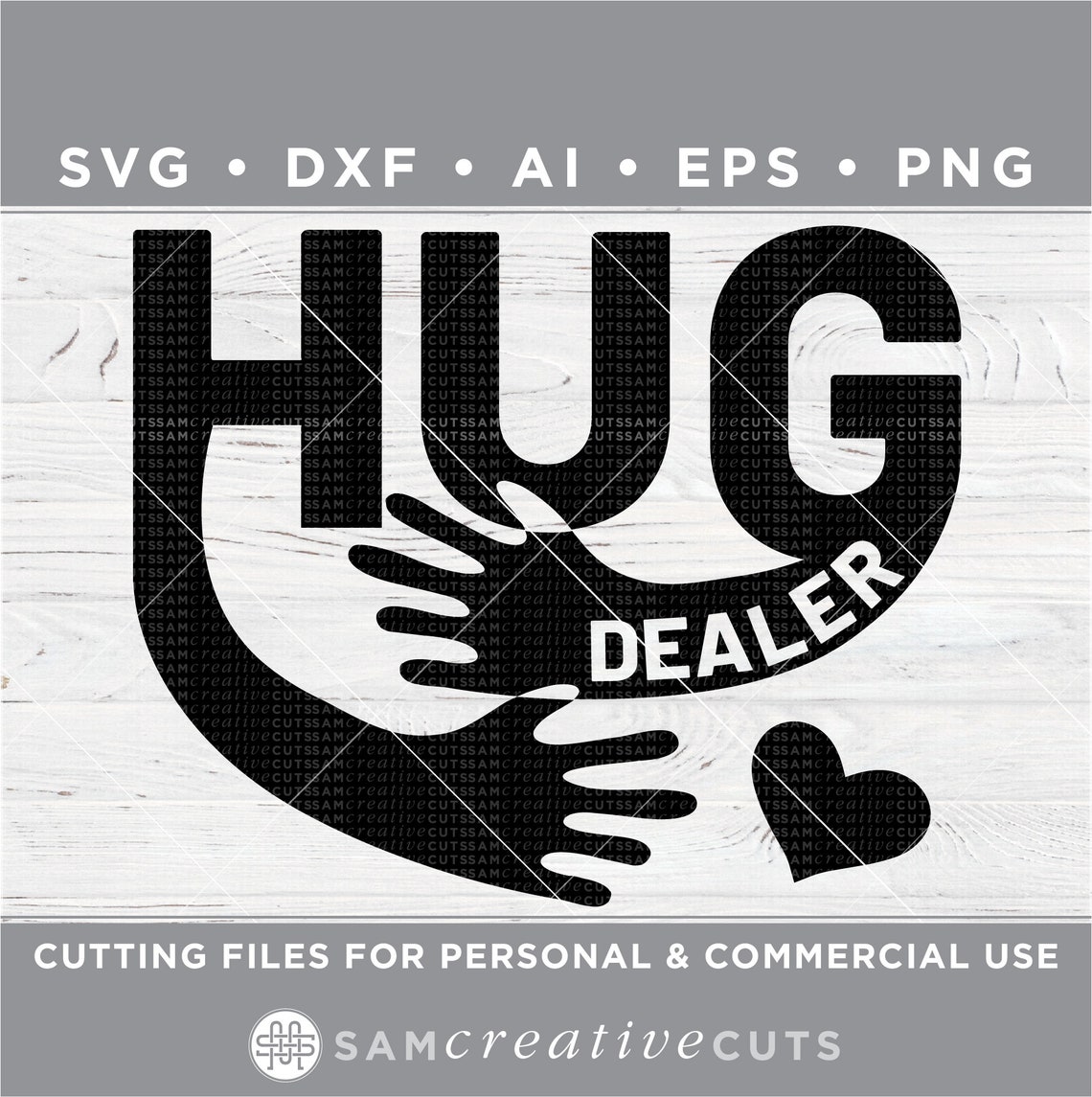 Hug Dealer SVG / Valentines SVG / Valentine's Day Svg | Etsy