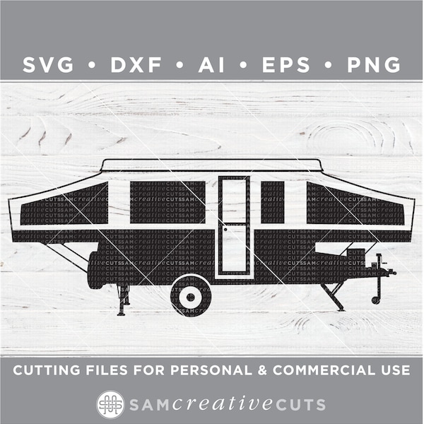 Pop up Camper Svg - Etsy