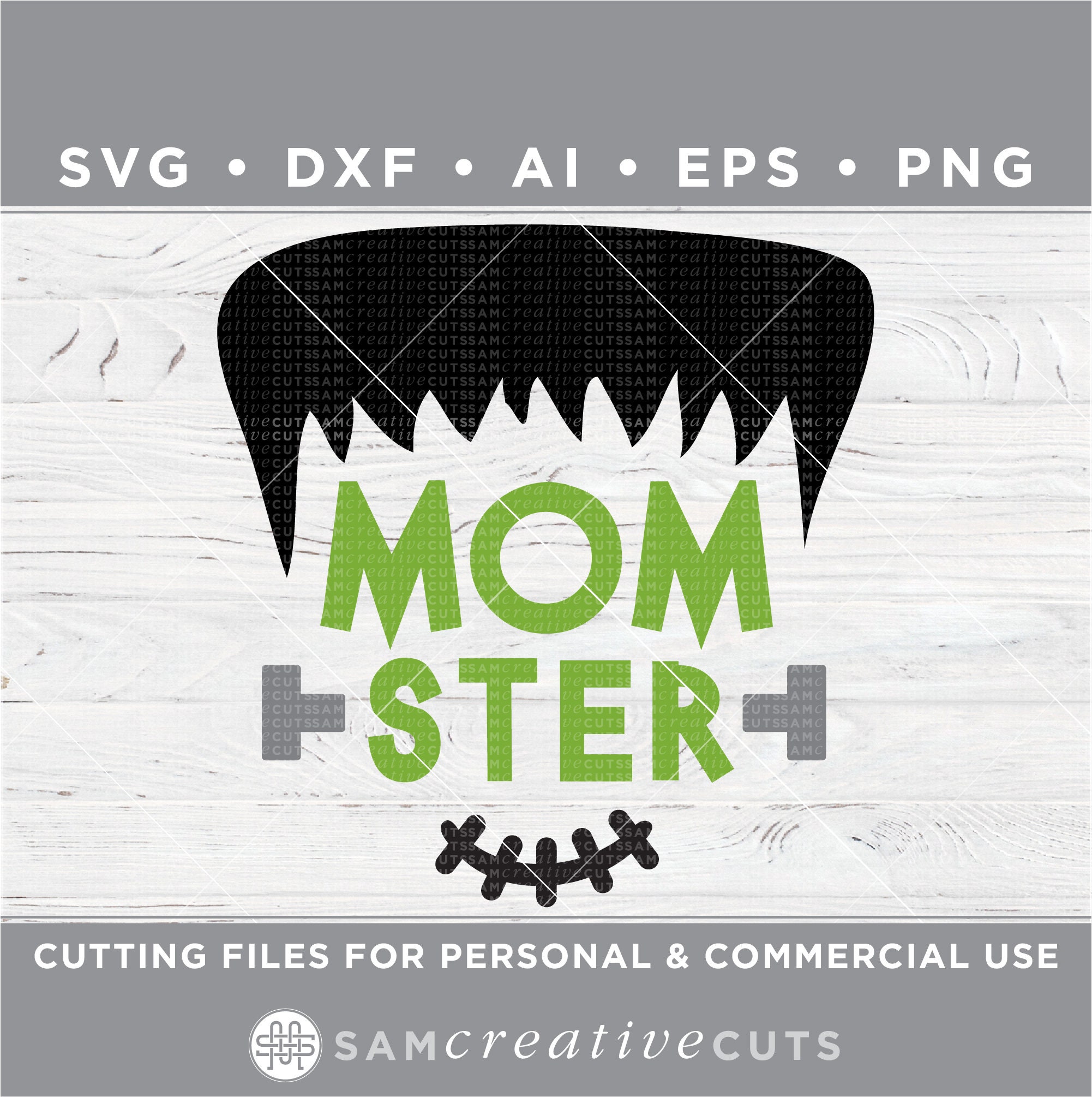 Momster SVG Mom halloween SVG Mom-ster funny Halloween SVG | Etsy