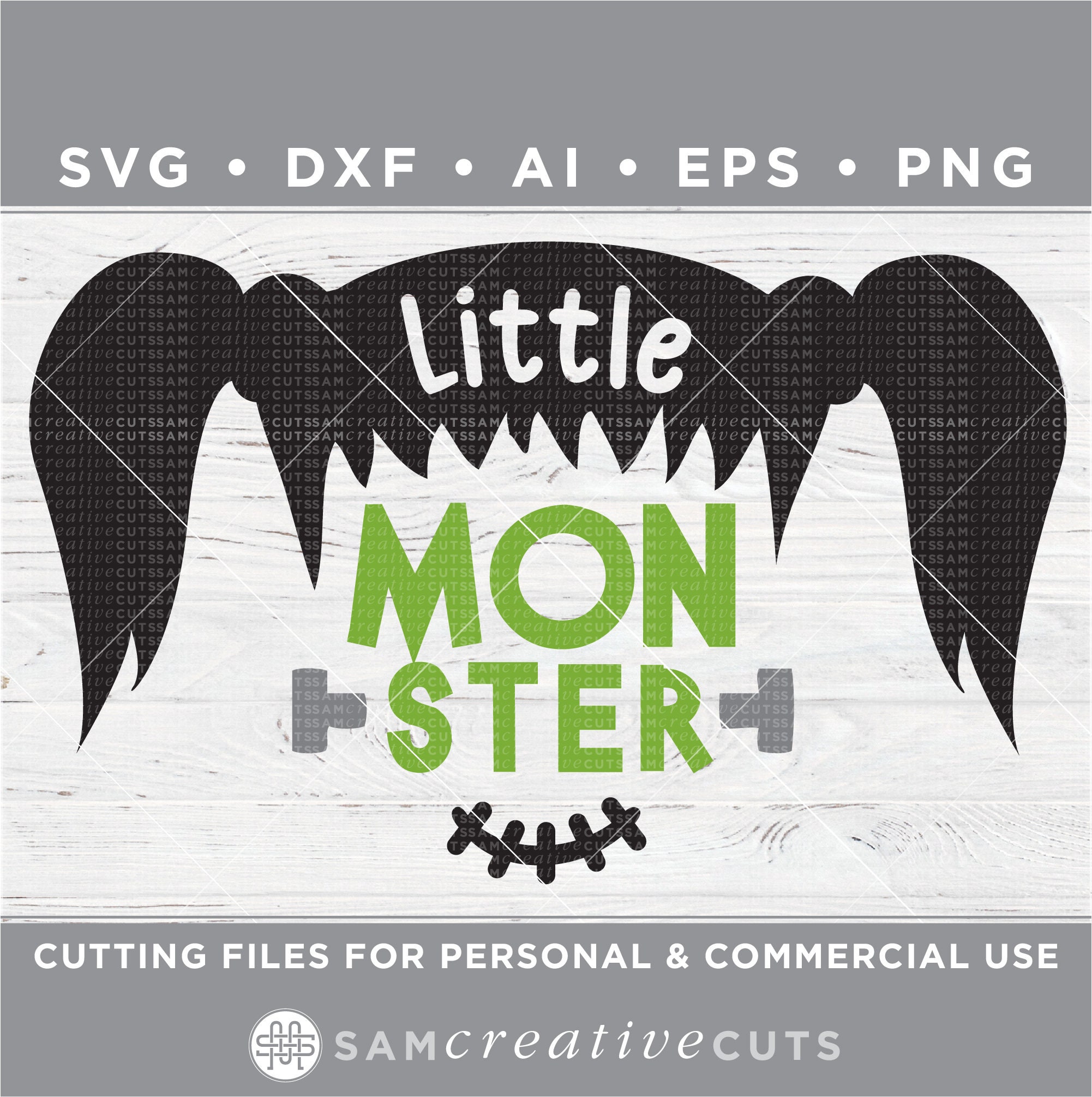 Little Monster SVG Lil Monster Halloween SVG Funny Family - Etsy