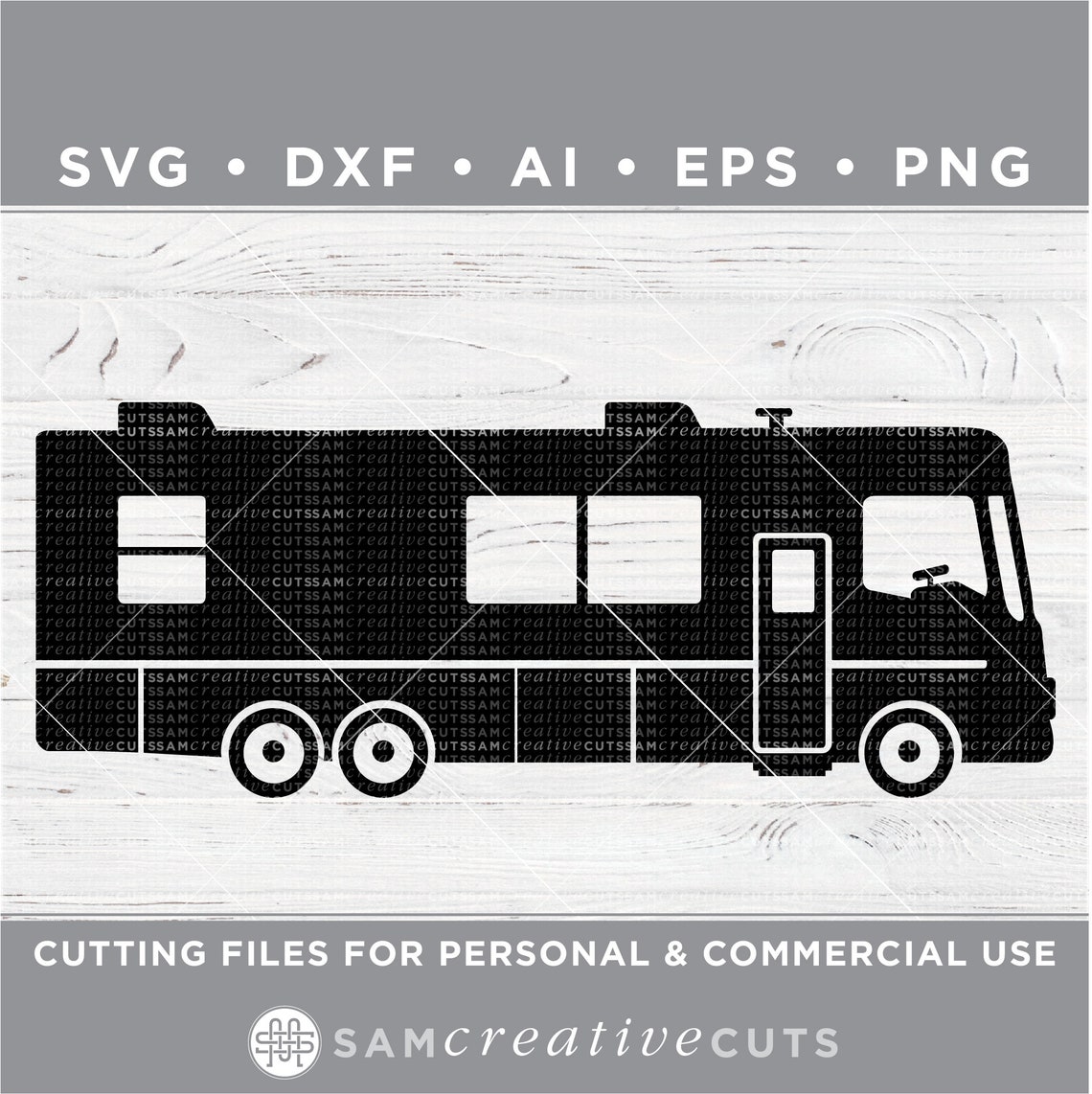 Class A Motorhome SVG / Motor Coach / Class A RV SVG / Camper - Cutting ...