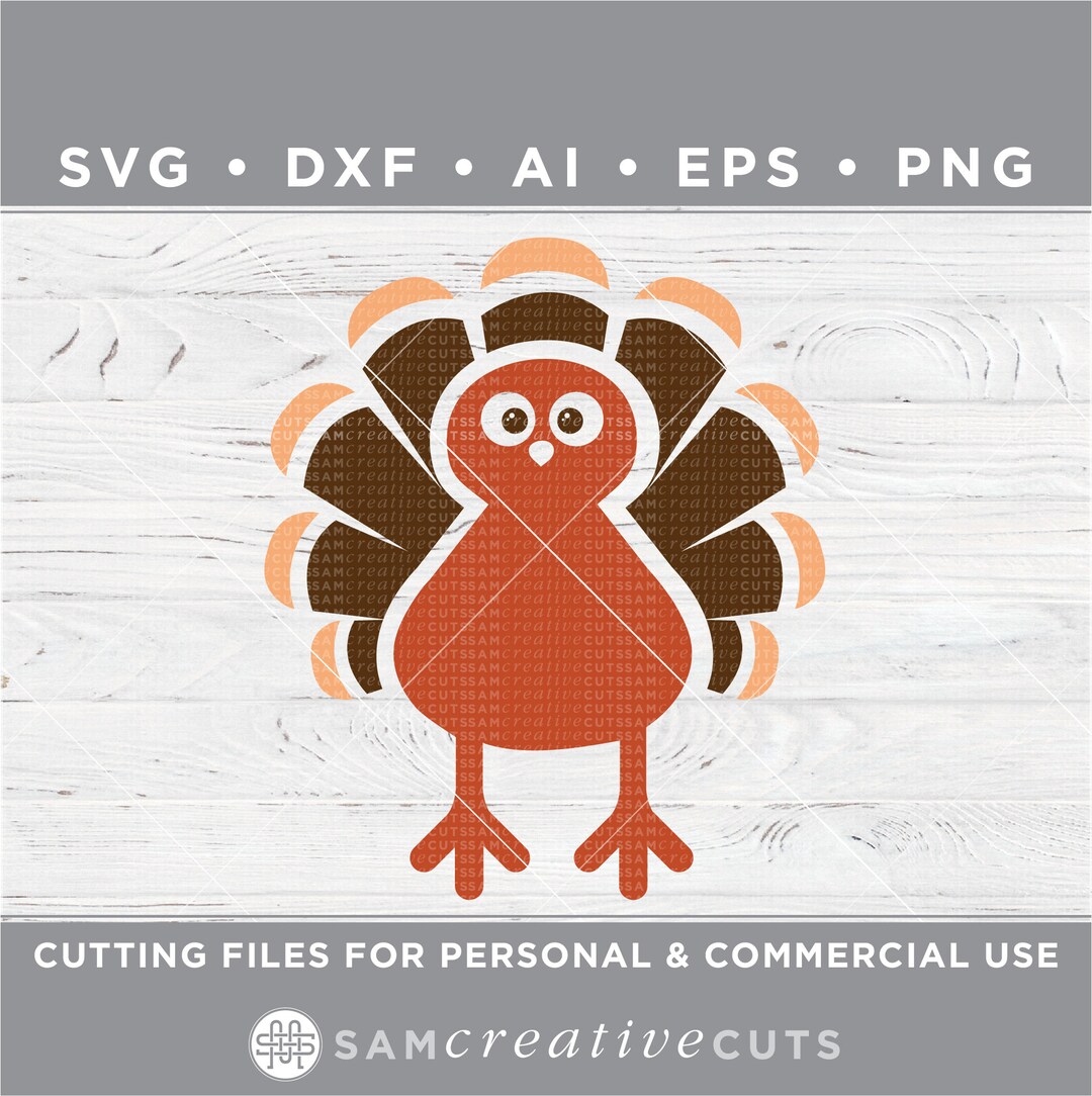 Turkey SVG / Turkey Clipart / Turkey Clip Art / Thanksgiving SVG / Fall ...