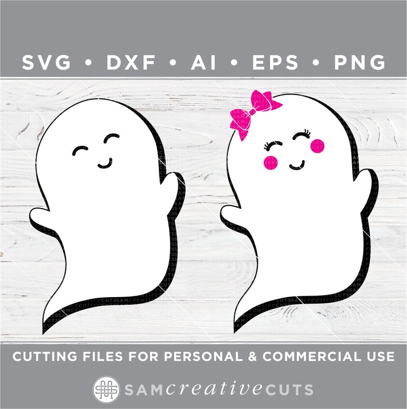 Ghost Svg, Cute Ghost Svg, Boo Svg, Bootiful SVG, Halloween SVG ...