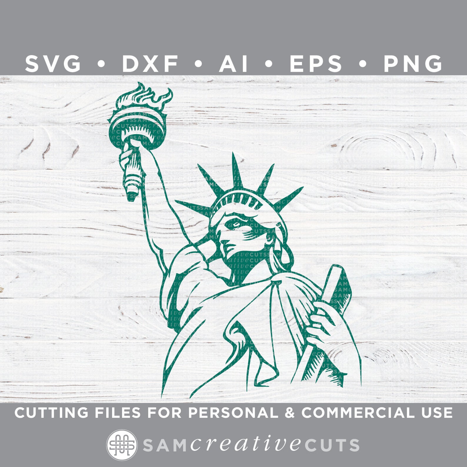 Statue of Liberty SVG Lady Liberty Svg 4th of July SVG | Etsy