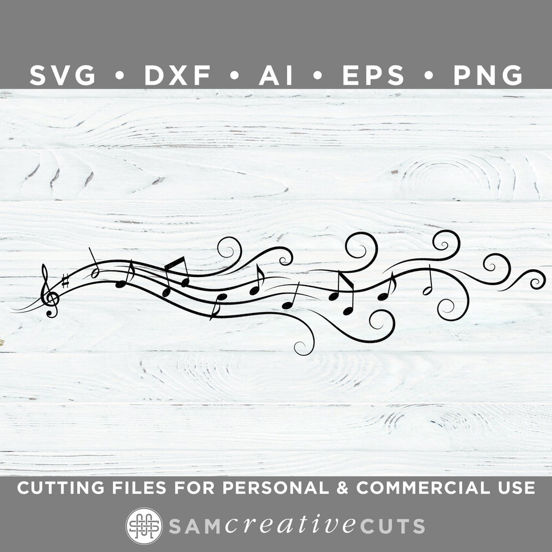 Music SVG Bundle - Music Notes SVG - Musician Musical Notes - Cutting ...