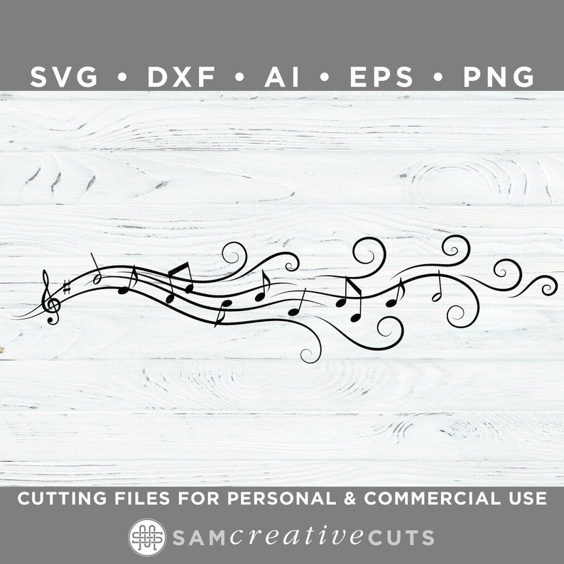 Musique SVG Bundle fichiers de musique Notes SVG Notes de - Etsy France
