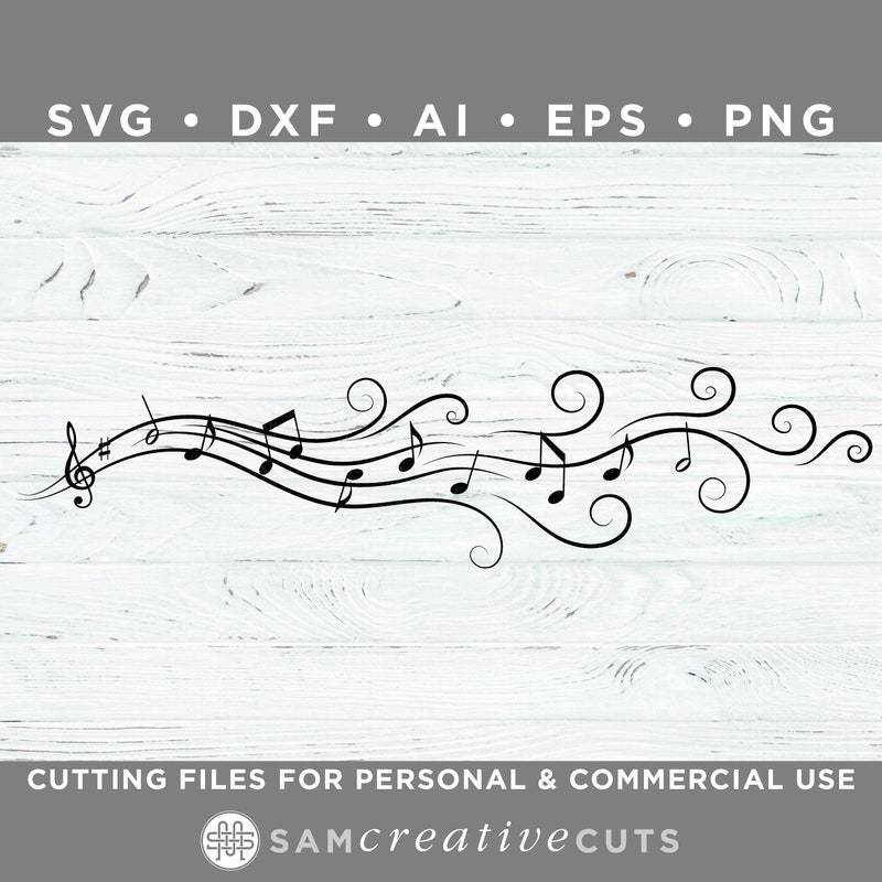 Music Notes Svg - Etsy