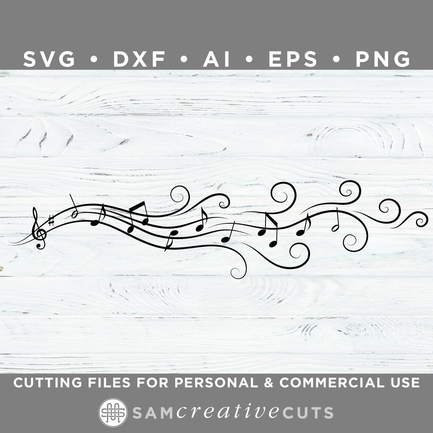Music SVG Bundle Notas musicales SVG Notas musicales - Etsy España