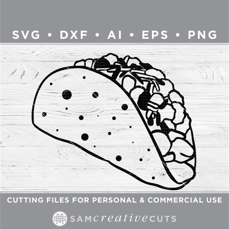 Taco Svg - Etsy
