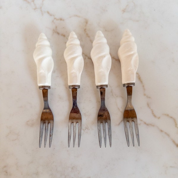 Vintage Seafood Forks Shell - Etsy