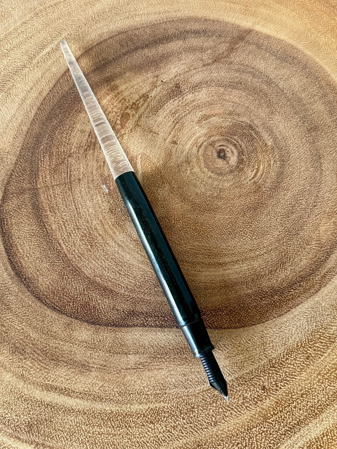 Esterbrook Vintage Desk Pen-black With Clear Acrylic Taper, 9550 Firm ...