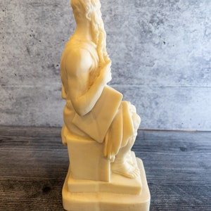 Vintage Moses Sculptor "michelangelo's" Moses Resin Figurine Italy - Etsy