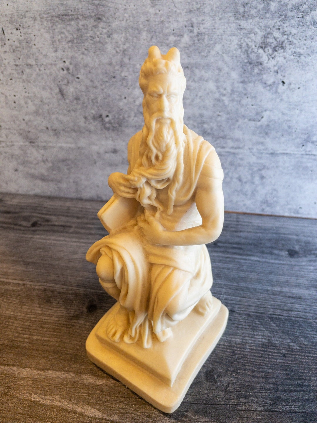 Vintage Moses Sculptor "michelangelo's" Moses Resin Figurine Italy - Etsy