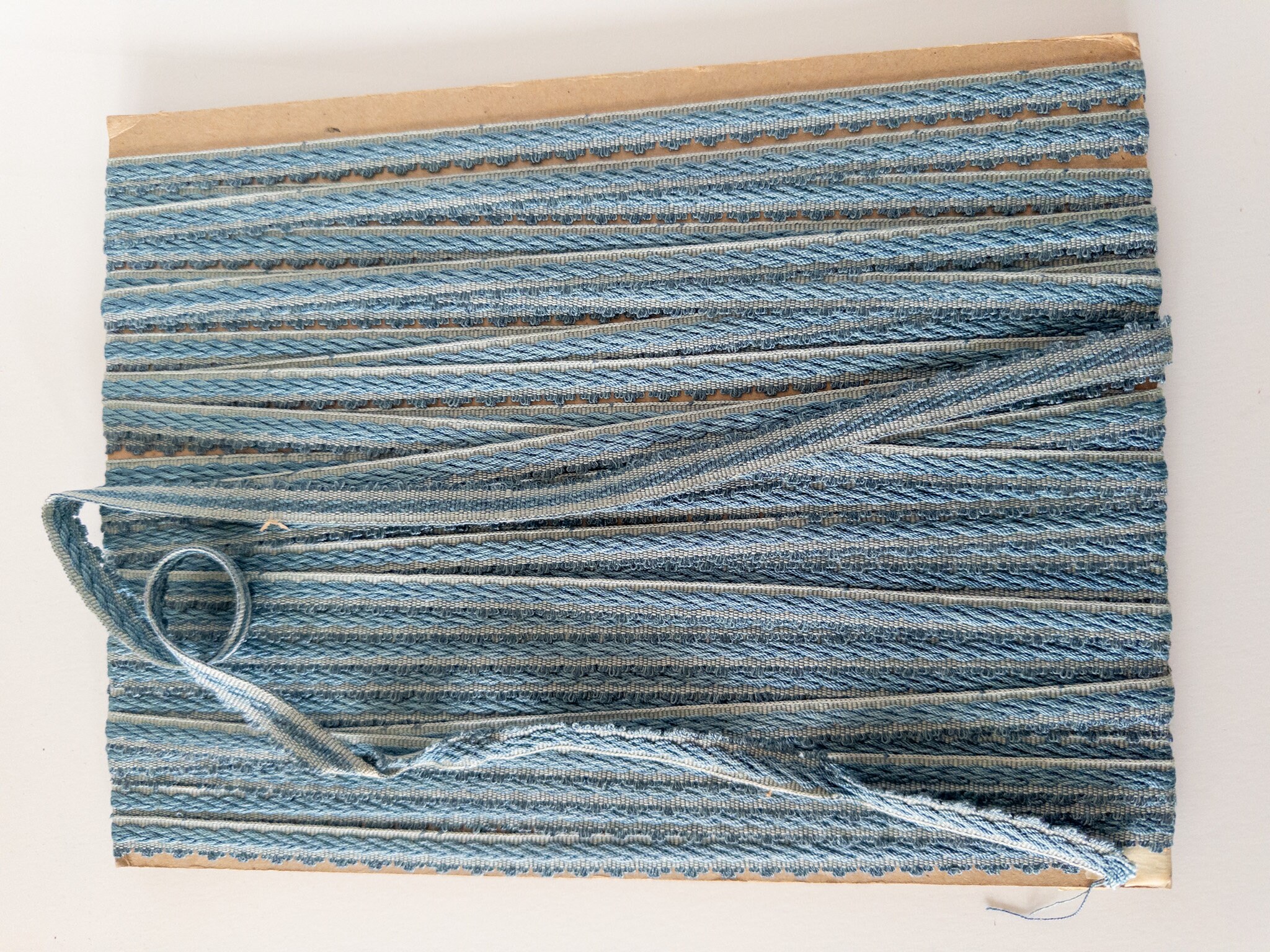 Vintage 20 Yards of Blue Gimp Sewing Trim - Etsy