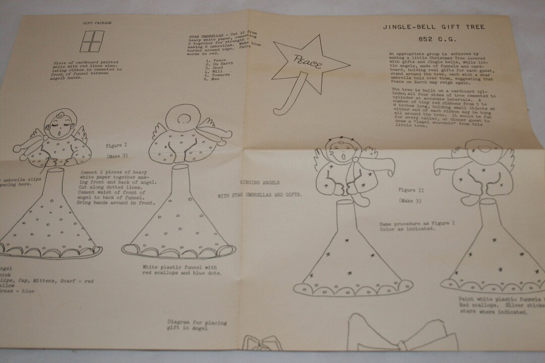 Vintage 1940s Christmas Craft Patterns, War Stamps, - Etsy