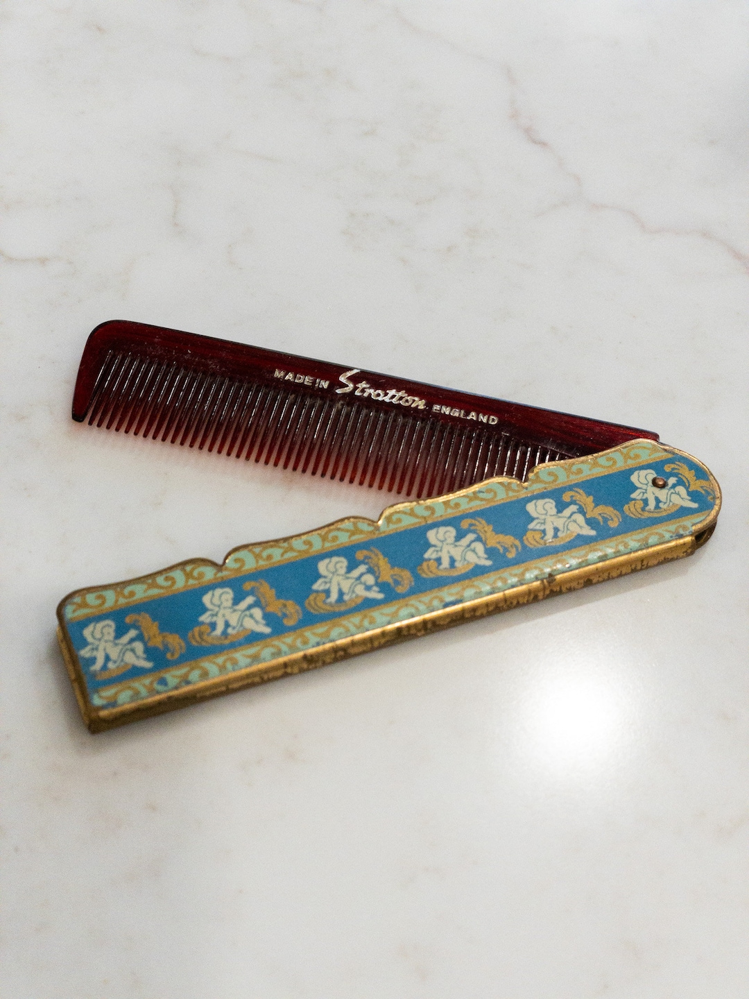 Vintage Compact Stratton Folding Pocket Comb Made in England - Etsy