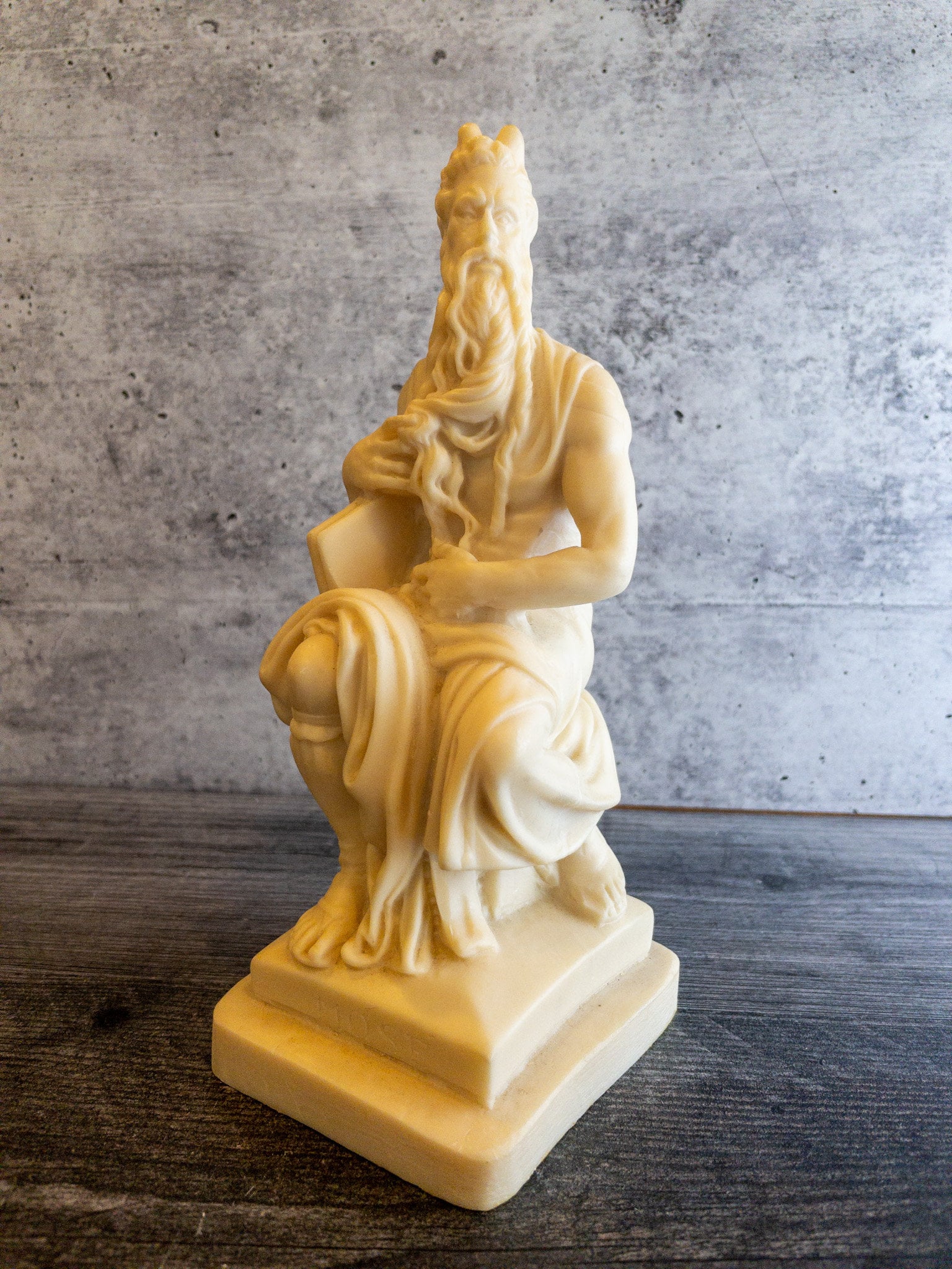 Vintage Moses Sculptor michelangelo's Moses Resin Figurine Italy - Etsy