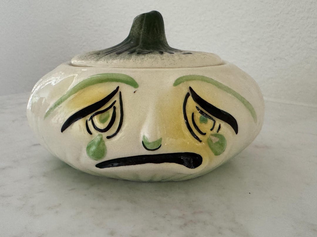1950s Crying Onion Lidded Condiment Jar - Etsy