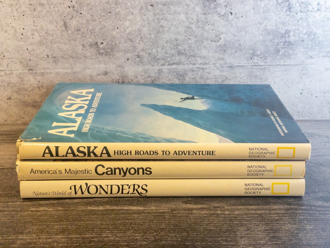 Vintage National Geographic Books From 1980s Canyons - Etsy
