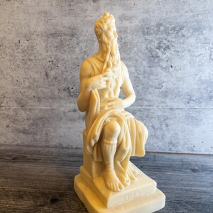 Vintage Moses Sculptor "michelangelo's" Moses Resin Figurine Italy - Etsy