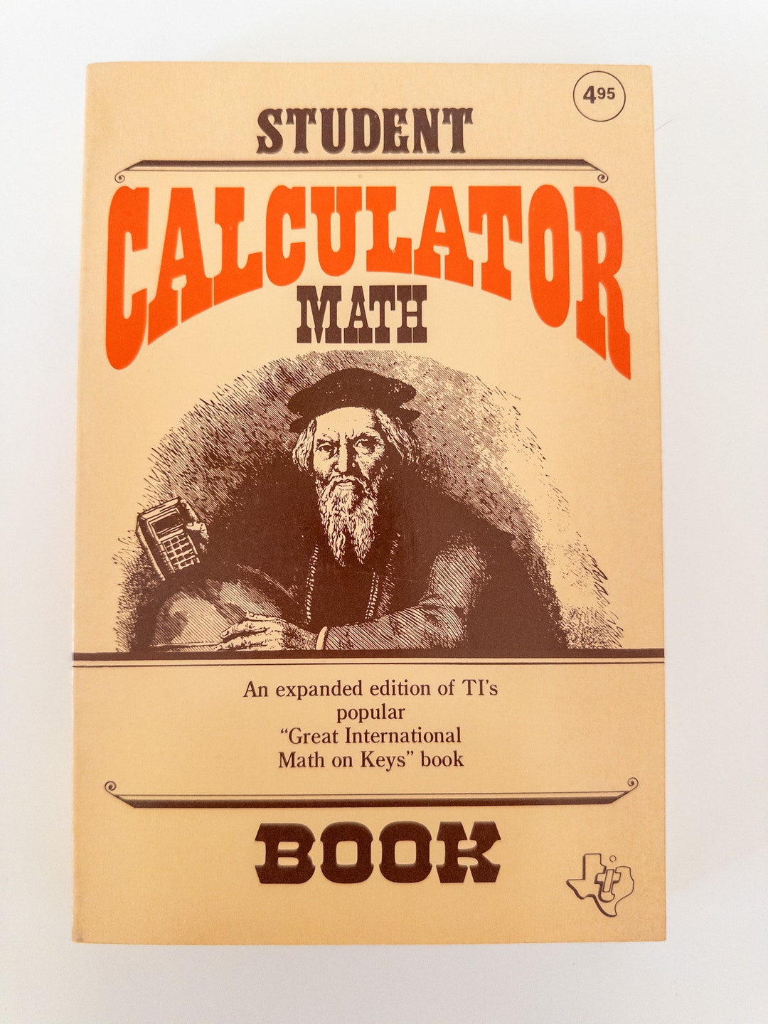 Student Calculator Math Book by Texas Instruments Inc, Vintage ...