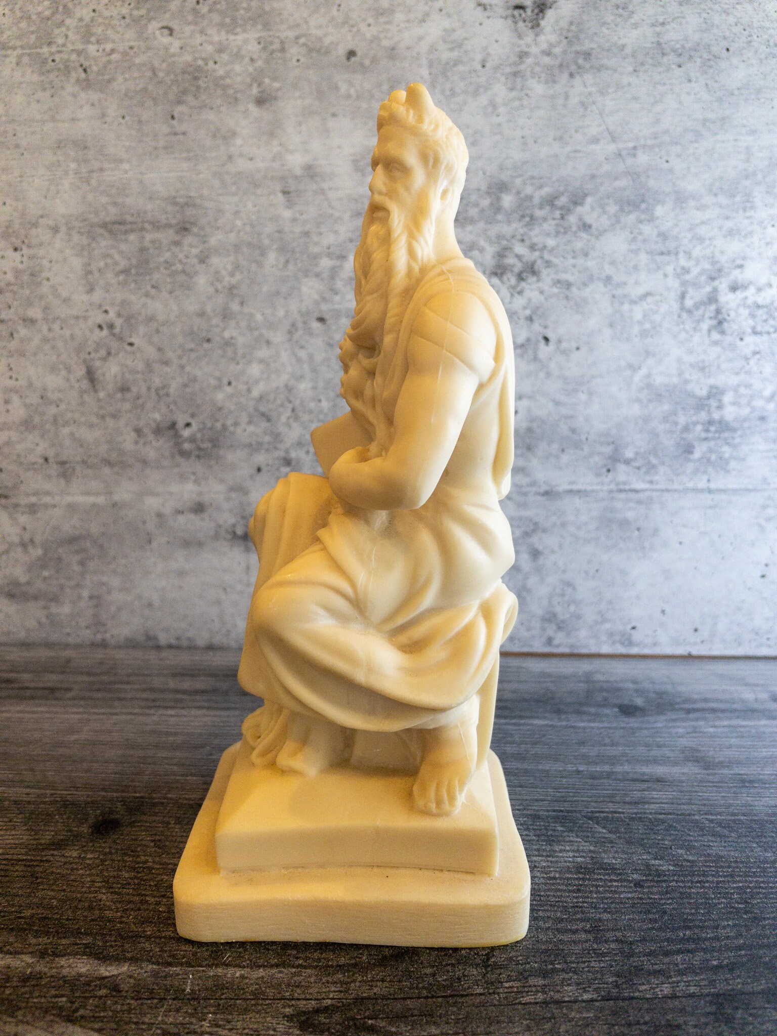 Vintage Moses Sculptor michelangelo's Moses Resin Figurine Italy - Etsy