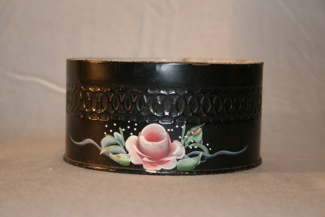 Vintage Tole Hand Painted Bowl/dish - Etsy