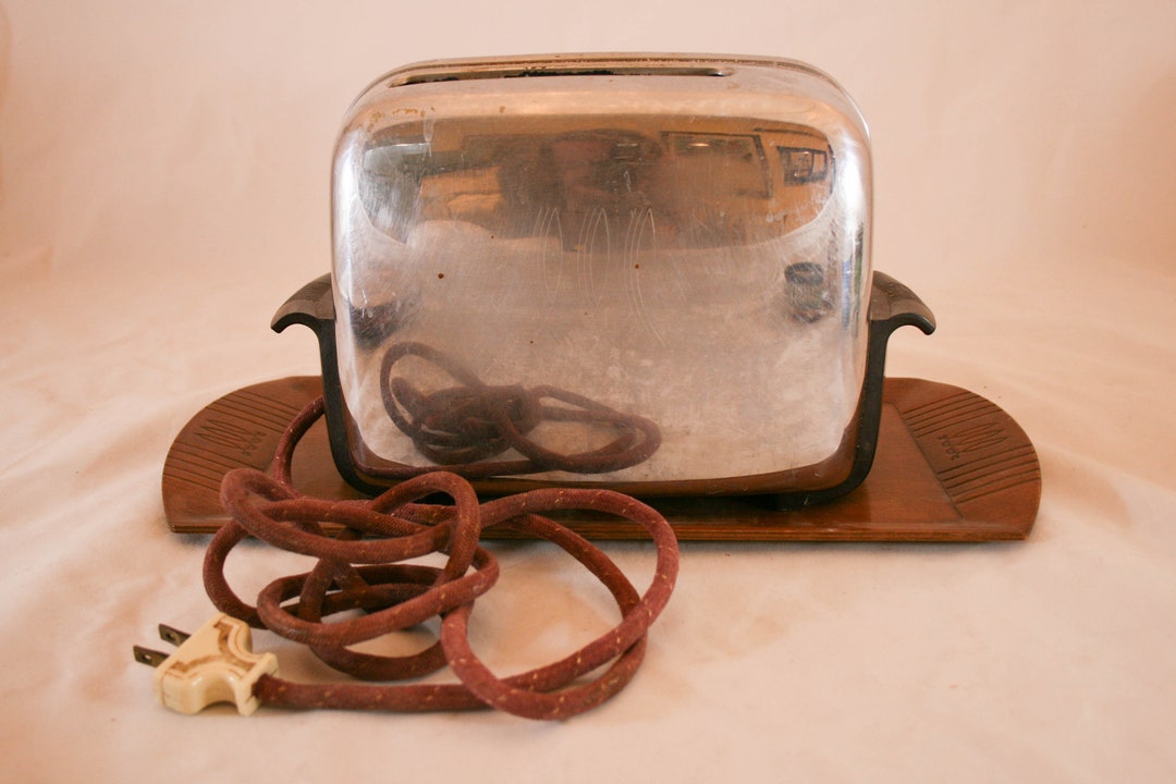 MCM Vintage Toaster Toastmaster Chrome 1950's Model 1B14 With ...