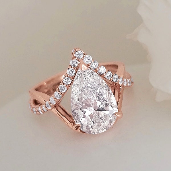 Diamond Shaped Ring - Etsy