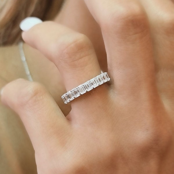3 Ct Diamond Eternity Ring - Etsy