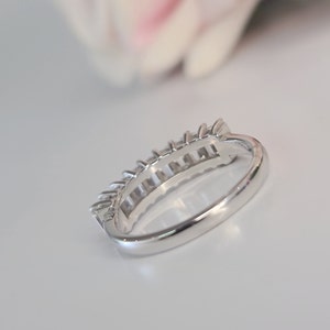1 Carat Baguette Eternity Wedding Band, Flushing Wedding Band, CVD ...