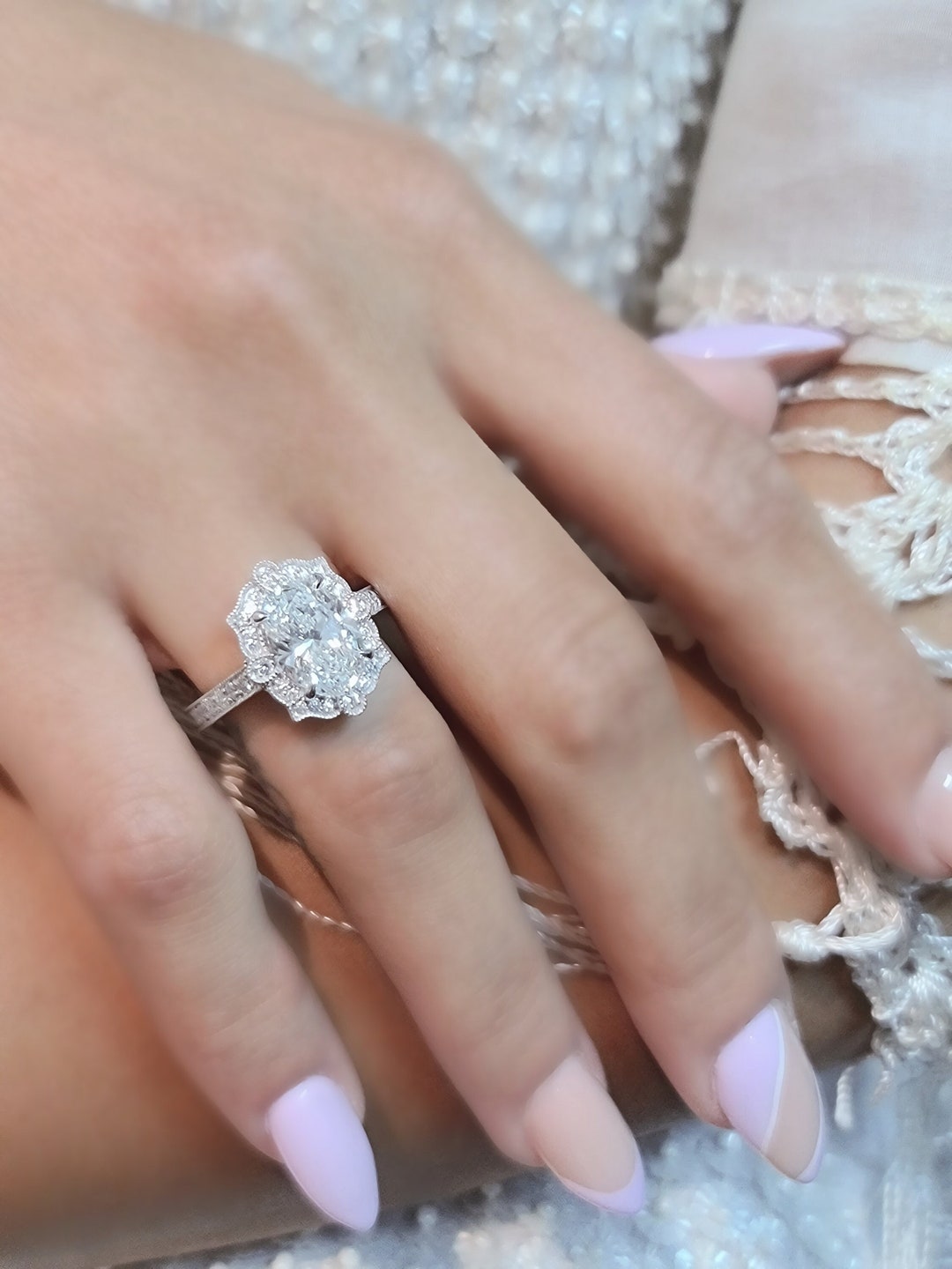 2.5CT Oval Diamond Engagement Ring Oval Ring 2.5 Carat Oval - Etsy