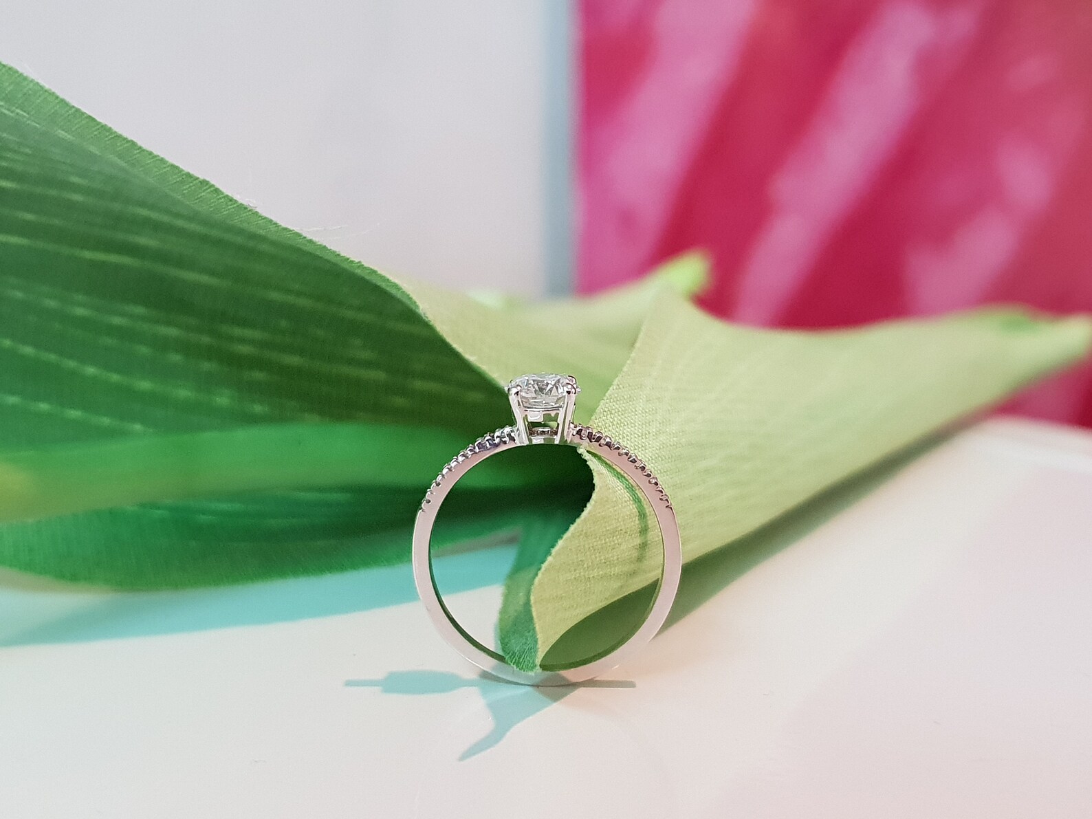 1 Ct Round Brilliant Cut Diamond Solitaire Engagement Ring - Etsy