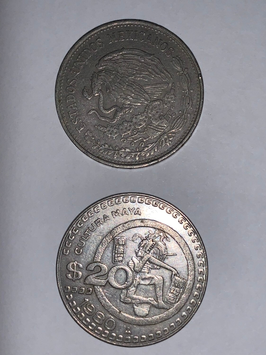 Captivating 20 Pesos Maya Cultura Series Coin 1980 to 1984 - Etsy