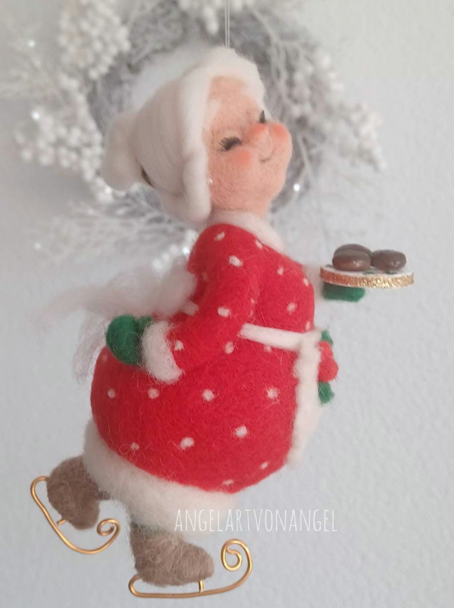 Mrs. Santa Claus Figure, Mrs. Claus, Santa Claus Wife, - Etsy