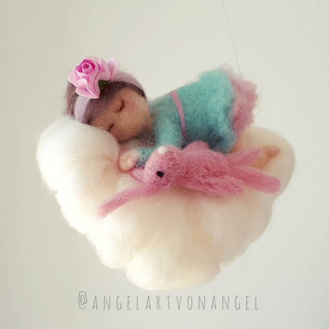Needle Felted Sleeping Babies, Baby Miniature, Nursery Deco, Baby ...