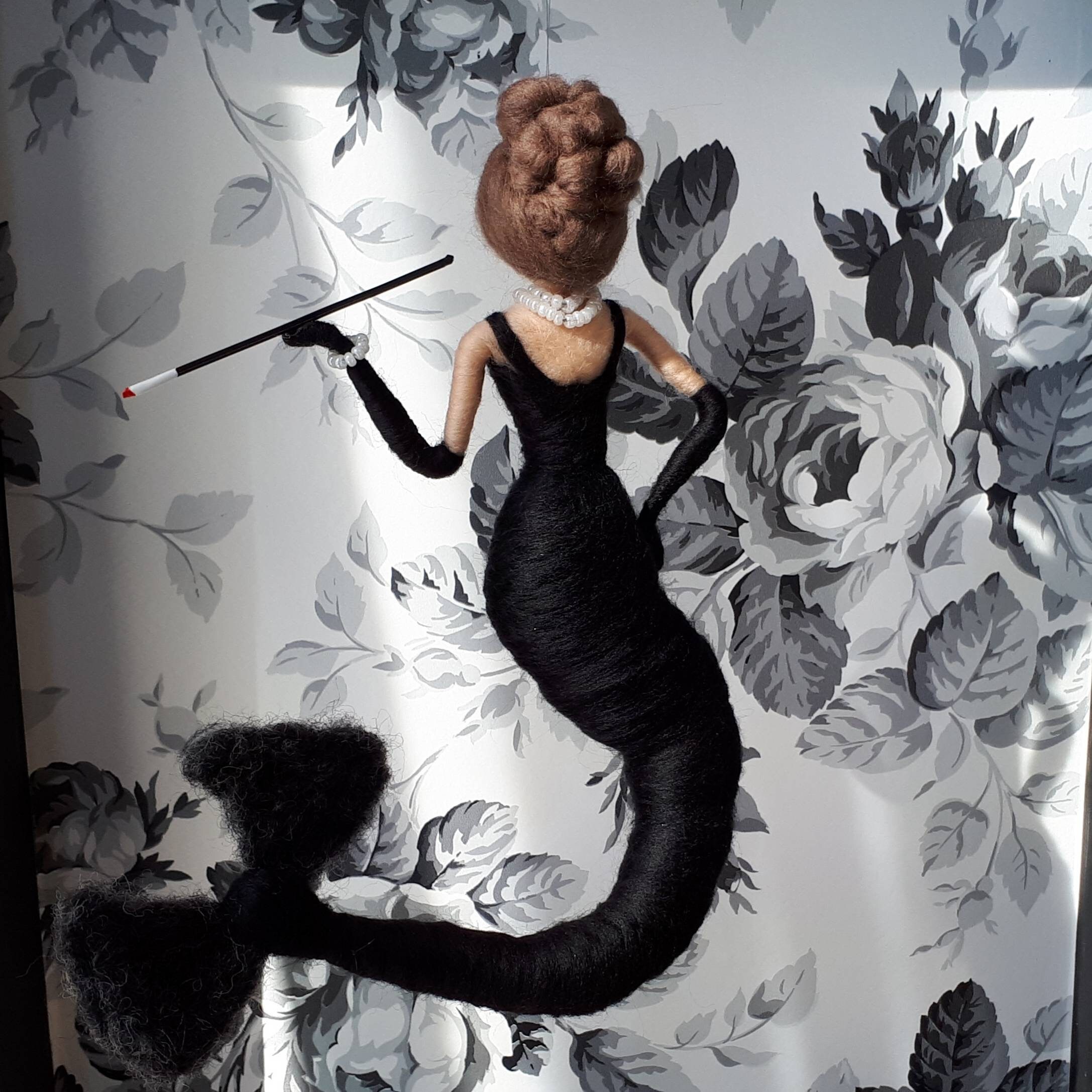 Vintage mermaid Audrey Hebpurn inspiredneedle felted | Etsy