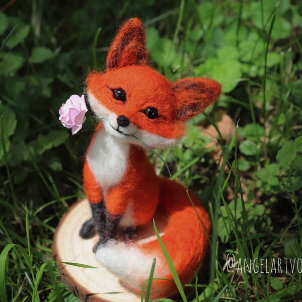 Felt Fox - Etsy
