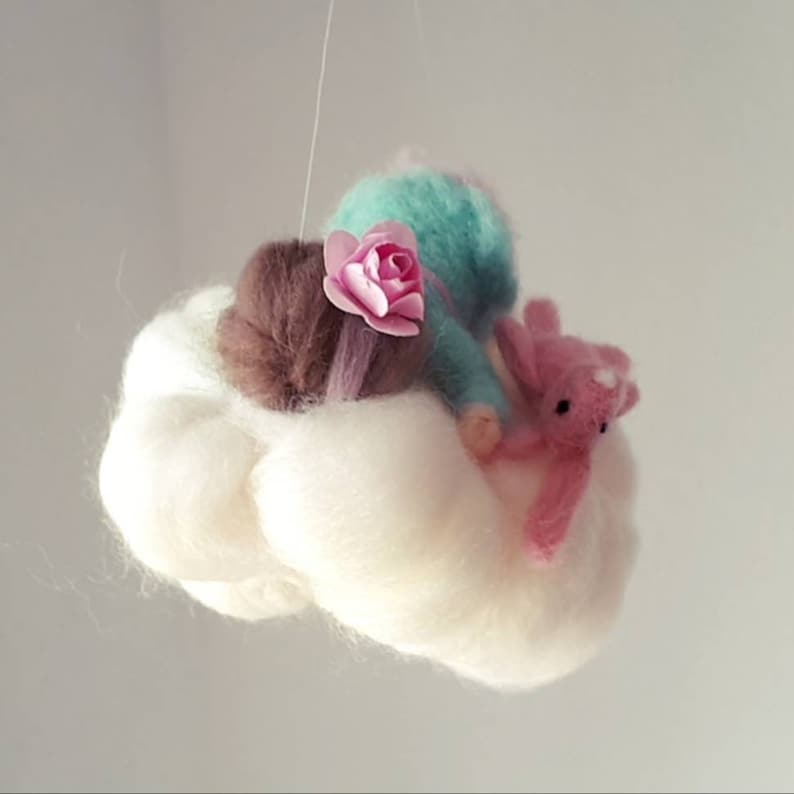 Needle felted sleeping babies baby miniature nursery deco | Etsy