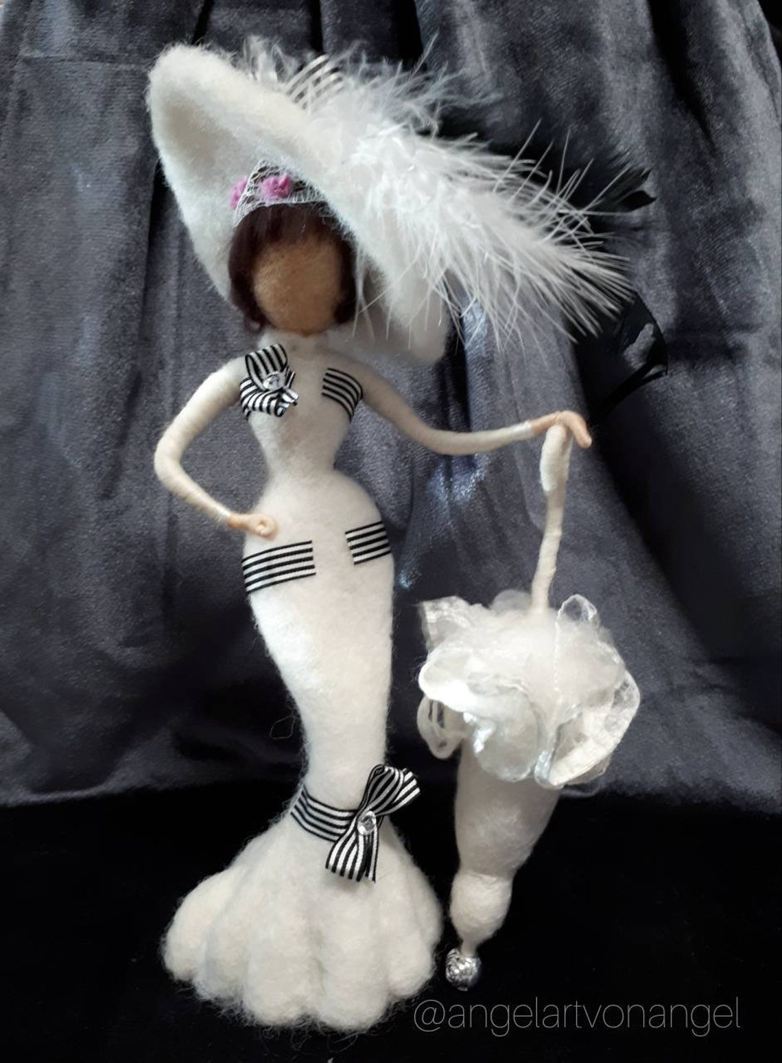 My Fair Lady Musical Inspired, Needle Felted Doll, Handmade Figure ...