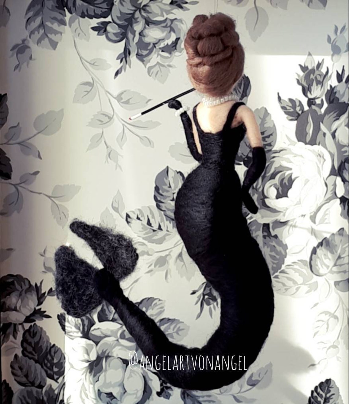 Vintage mermaid Audrey Hebpurn inspiredneedle felted | Etsy