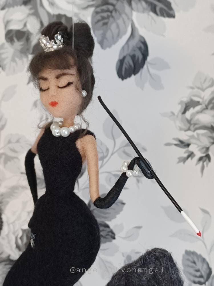 Vintage Mermaid Audrey Hebpurn Inspiredneedle Felted - Etsy UK